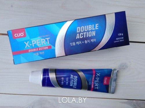 Зубная паста CLIO Expert Toothpaste Double Action 130гр купить. Отзывы ...