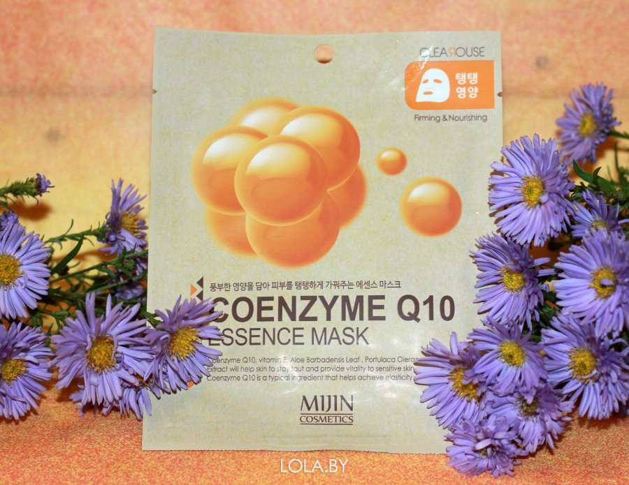 Тканевая маска для лица MIJIN Coenzyme Q10 Essence Mask (коэнзим ...